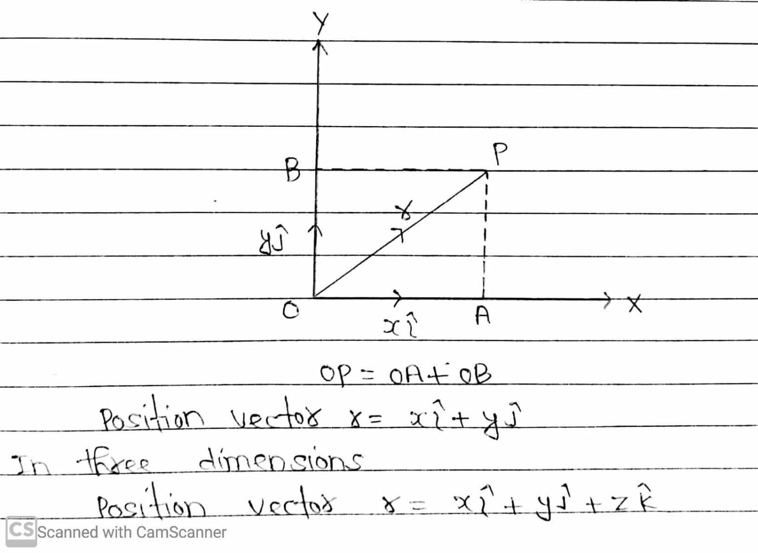 Position, Displacement And Velocity Vectors » Maths And Physics With ...