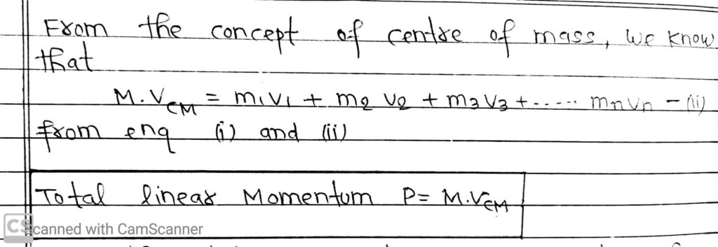 Linear Momentum Of A System Of Particles » Maths And Physics With Pandey Sir
