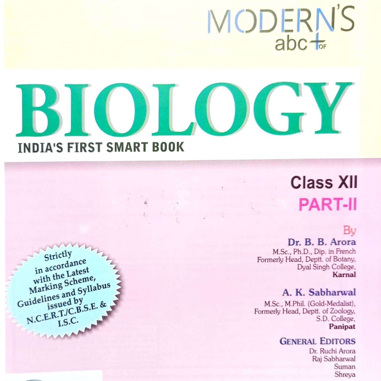 Modern's ABC Plus Of Biology Class XII Part-II PDF Download » Maths And ...