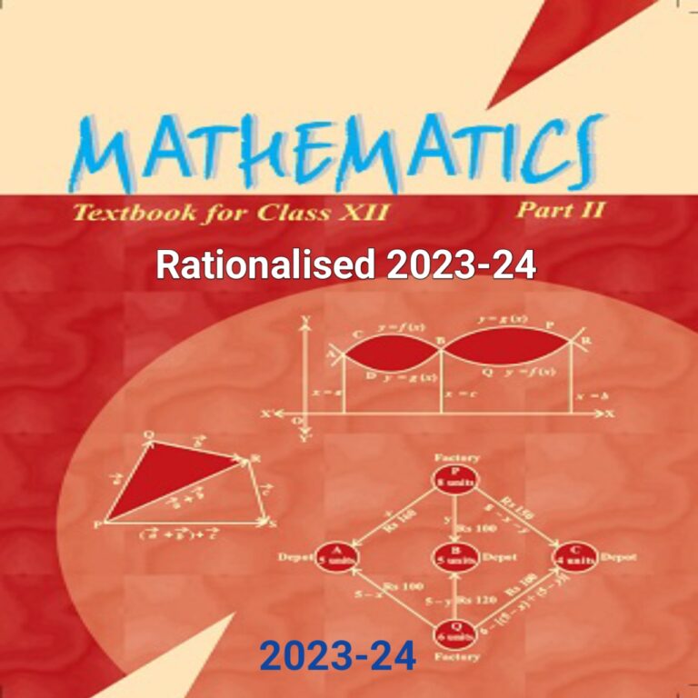 NCERT Books Class 12 Maths Updated 2023-24 Free PDF Download » Maths And Physics With Pandey Sir